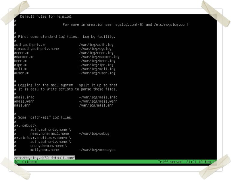 Basics- Linux Events Logging - Ackcent